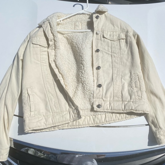 Heritage | Jackets & Coats | White Jean Winter Jacket | Poshmark